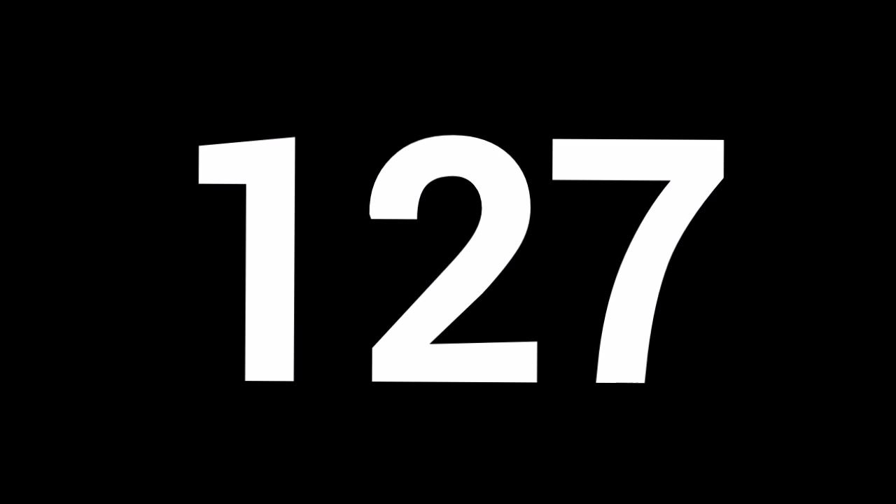 127 Number - YouTube
