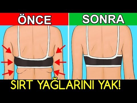 EVDE YAPILAN KOLAY SIRT VE YAN YAĞLARI YAKMA EGZERSİZLERİ