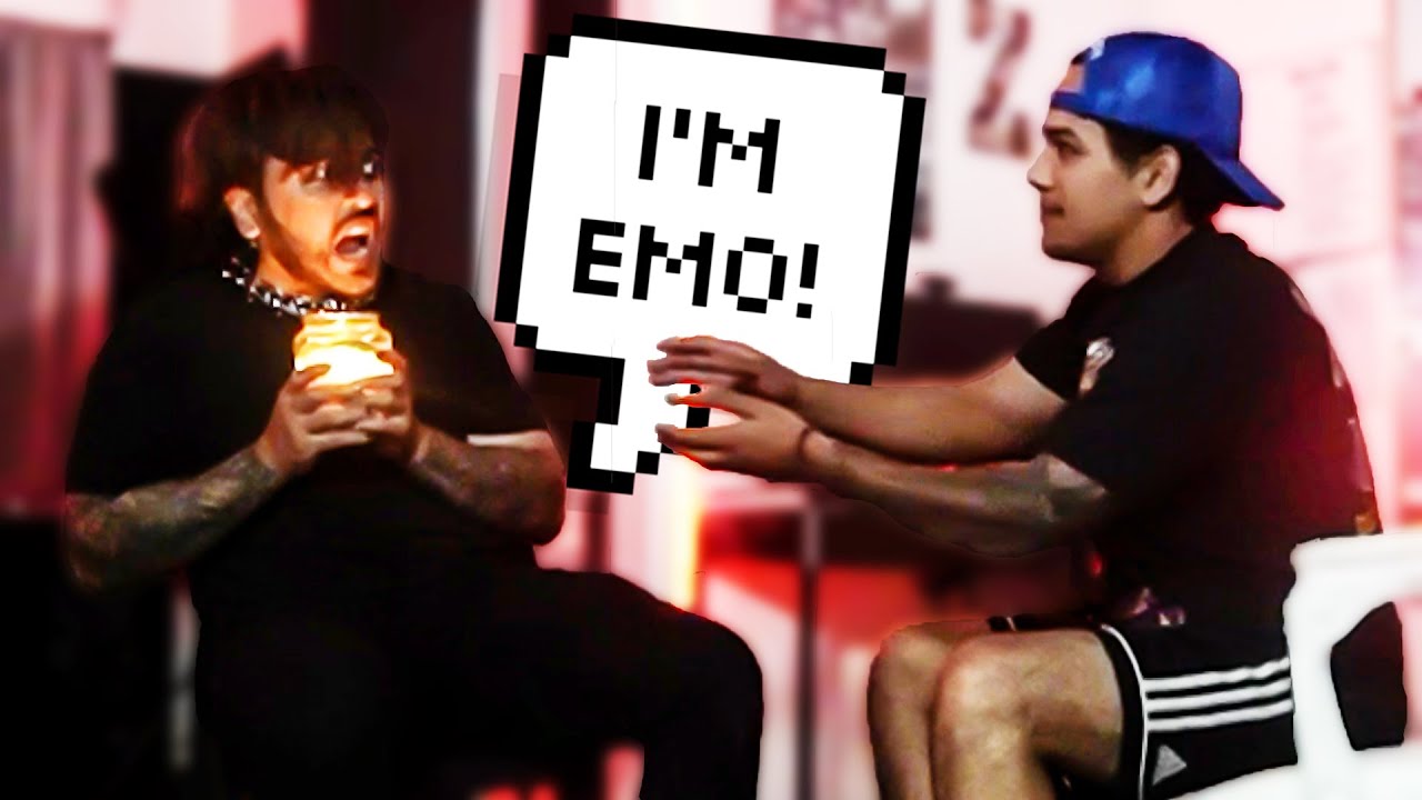 Acting EMO in Front of My Friend! - YouTube