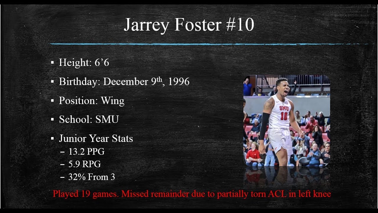 Jarrey Foster vs Arizona Draft Video!! - YouTube