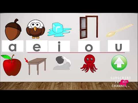 Vowels / short and long/ a,e,i,o,u - YouTube