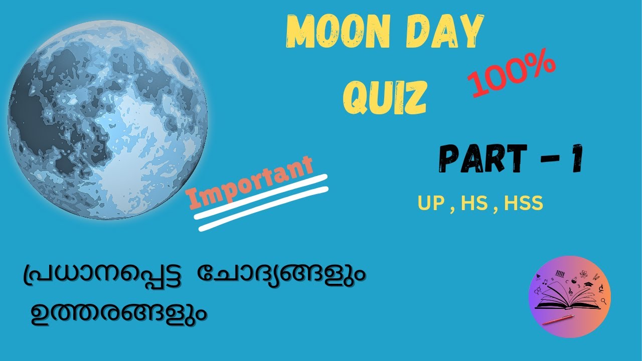 Moon Day Quiz | Important Questions & Answers | Part 1 | Classroom ...