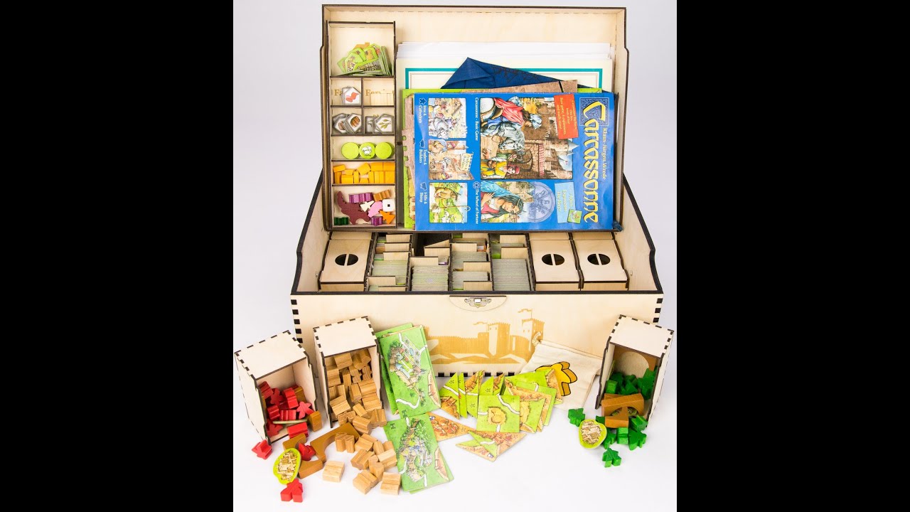 Carcassonne Upgrade Box Assembly Demonstration - YouTube