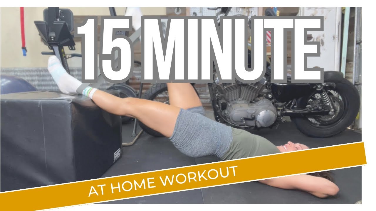 15 MINUTE AT HOME WORKOUT || Legs and Core - Small Space Friendly ...