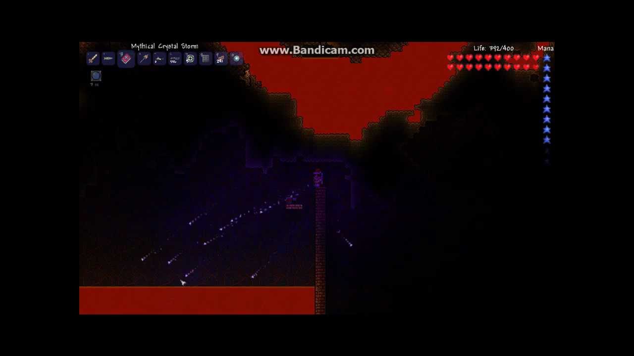 Terraria - Hellavator/Hellevator and Underworld Base Part 1 - YouTube
