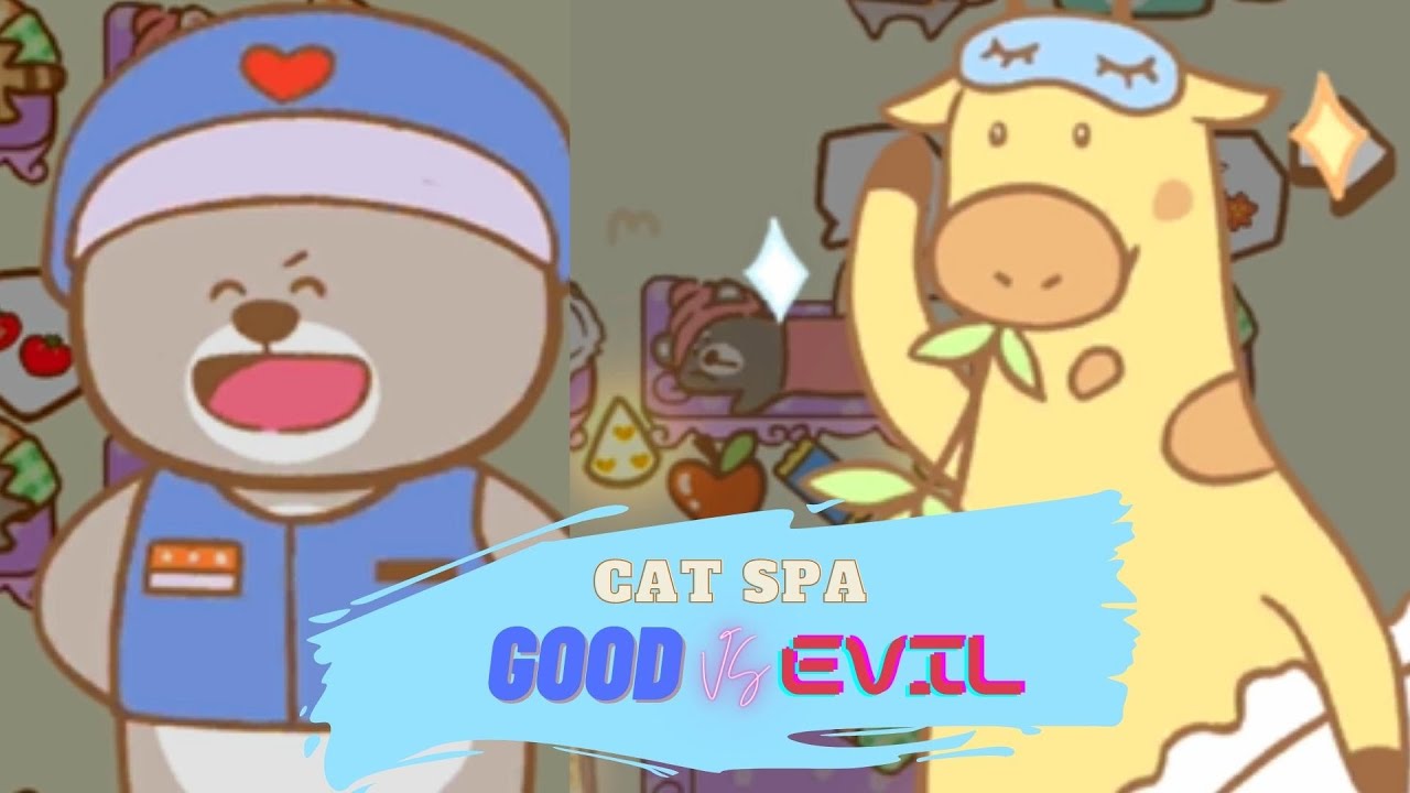 CAT SPA GAME | Meet the Good and Bad Characters #shorts - YouTube