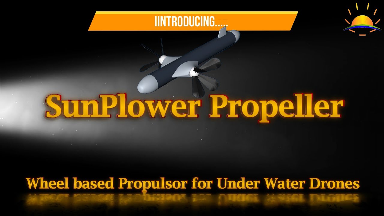 SunPlower Propeller for Under Water Drones. - YouTube