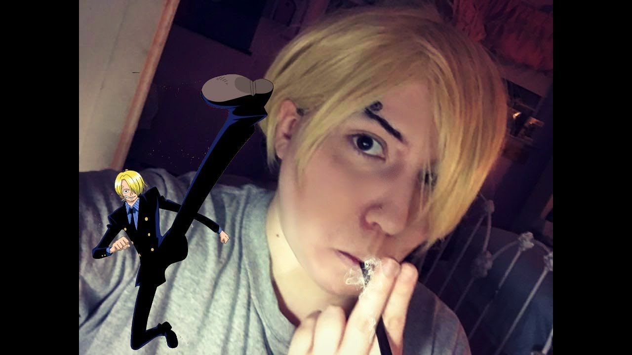 Sanji makeup tutorial One Piece - YouTube