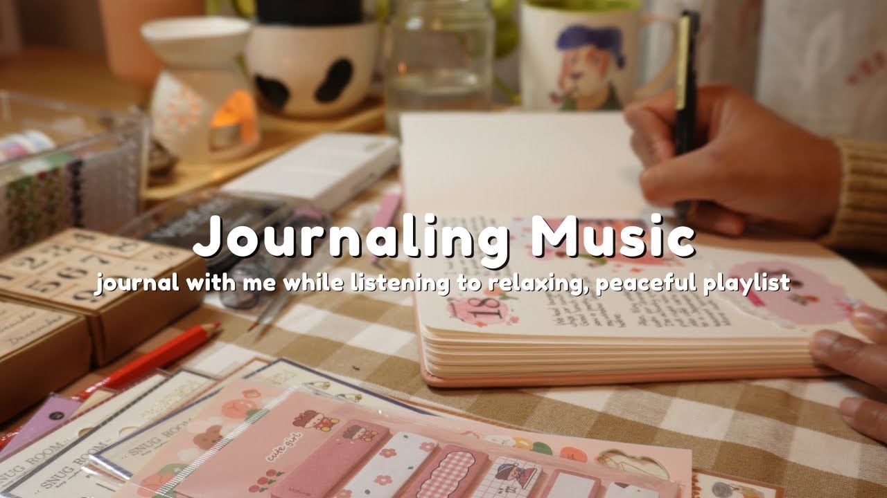 Night journal with me 🌜⭐ | Journaling music | Relaxing, peaceful ...