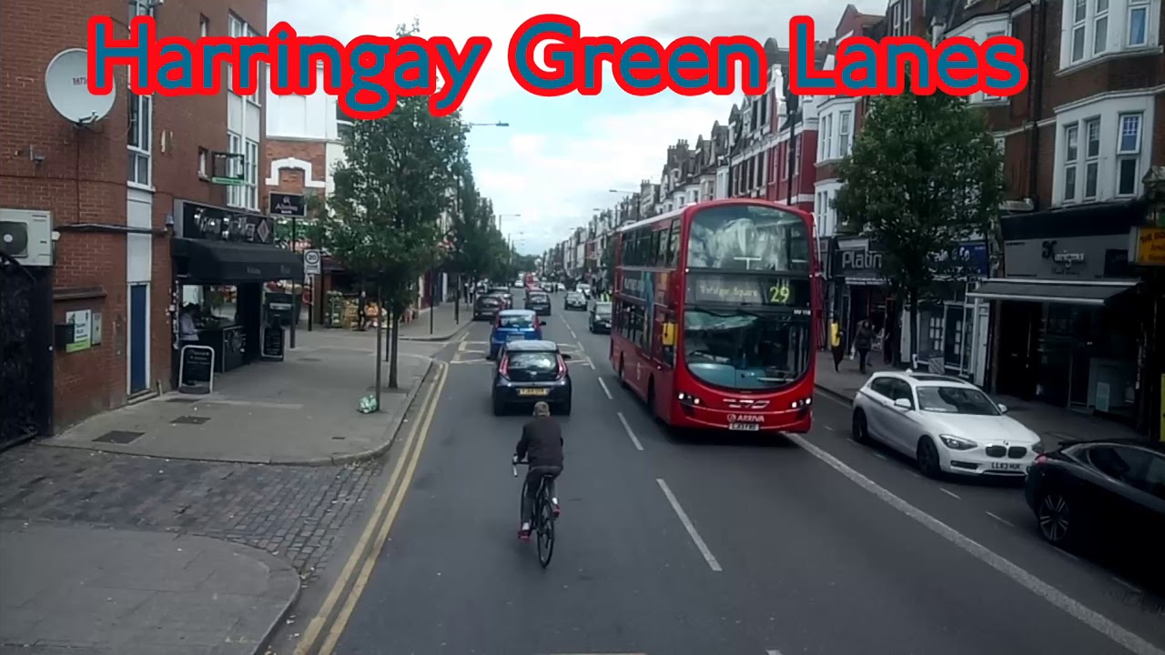 FULL ROUTE VISUAL | London Bus Route 29 - Trafalgar Square to Wood ...