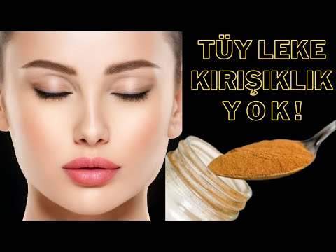 1 KAŞIK TARÇIN YÜZÜNÜZDEKİ TÜM KIRIŞIKLIKLARI SİLER! 10 yıl daha genç görünün! 🔝