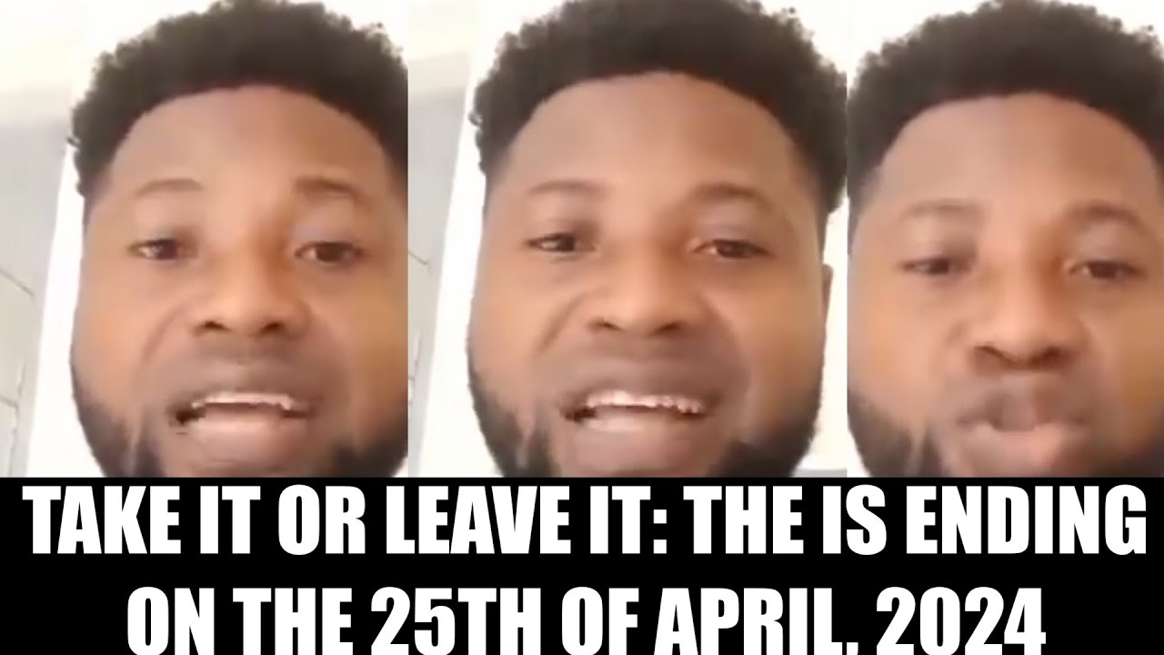 BREAKING:THE WORLD IS ENDING OF THE 25TH APRIL 2024, GOD HAS SPOKEN ...