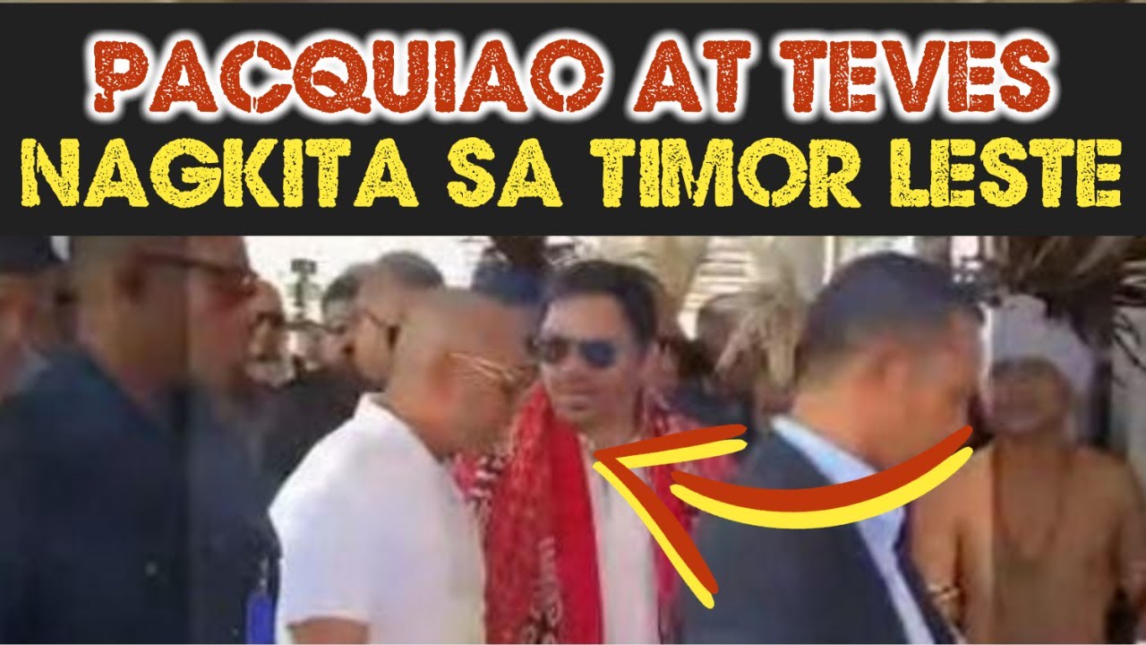 ARNIE TEVES, NAMATAAN NA KASAMA SI MANNY PACQUIAO - YouTube