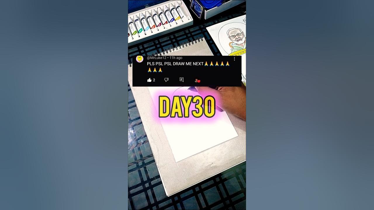 DAY30| AS YOUR WISH💙|DRAWING TILL I REACH 1M SUBS ⚔️☝🏼 - YouTube