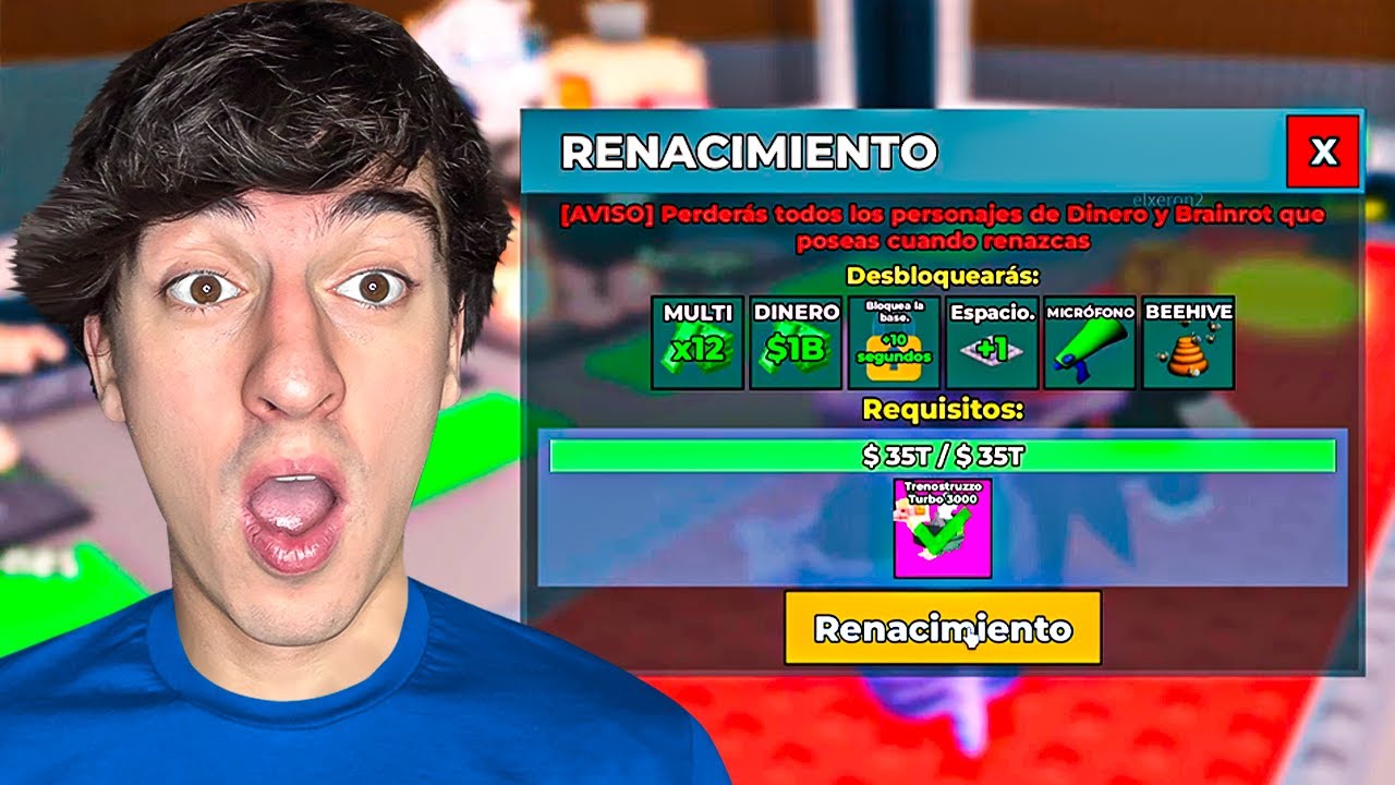 Conseguí el RENACIMIENTO 13 en Steal a Brainrot (roba un brainrot ...