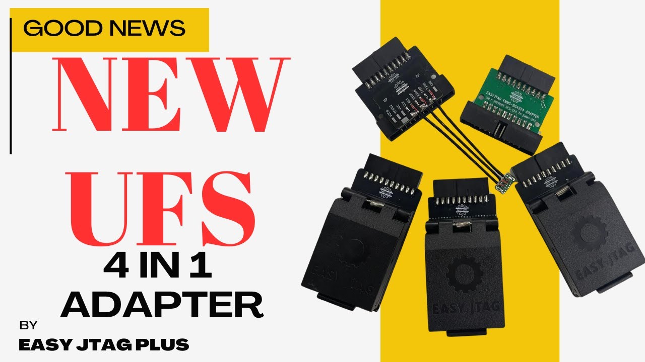 UFS 4 in 1 New 2024 Adapter BGA 297/BGA 153 / BGA 254 !! Easy JTAG Plus ...