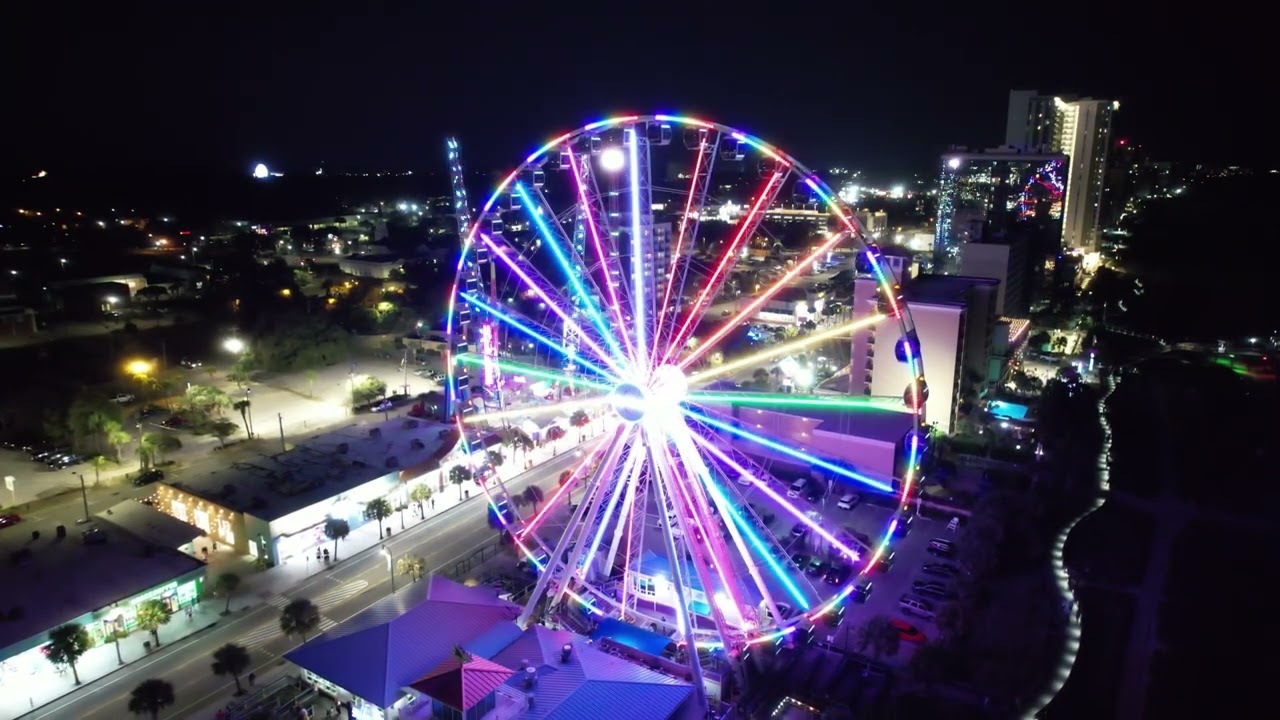 From The Sky | South Carolina at Night - YouTube