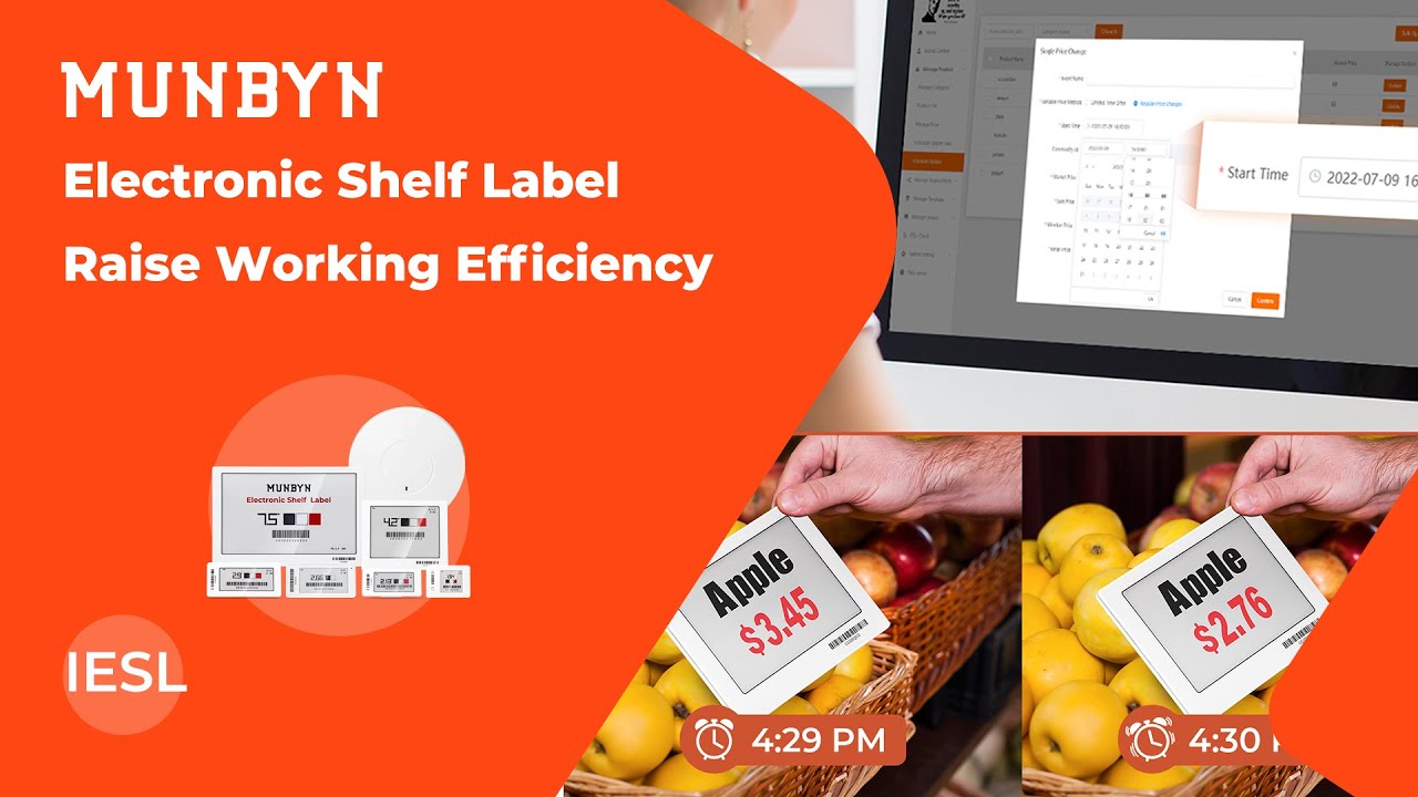 MUNBYN Electronic Shelf Labels | Pricing Automation - YouTube