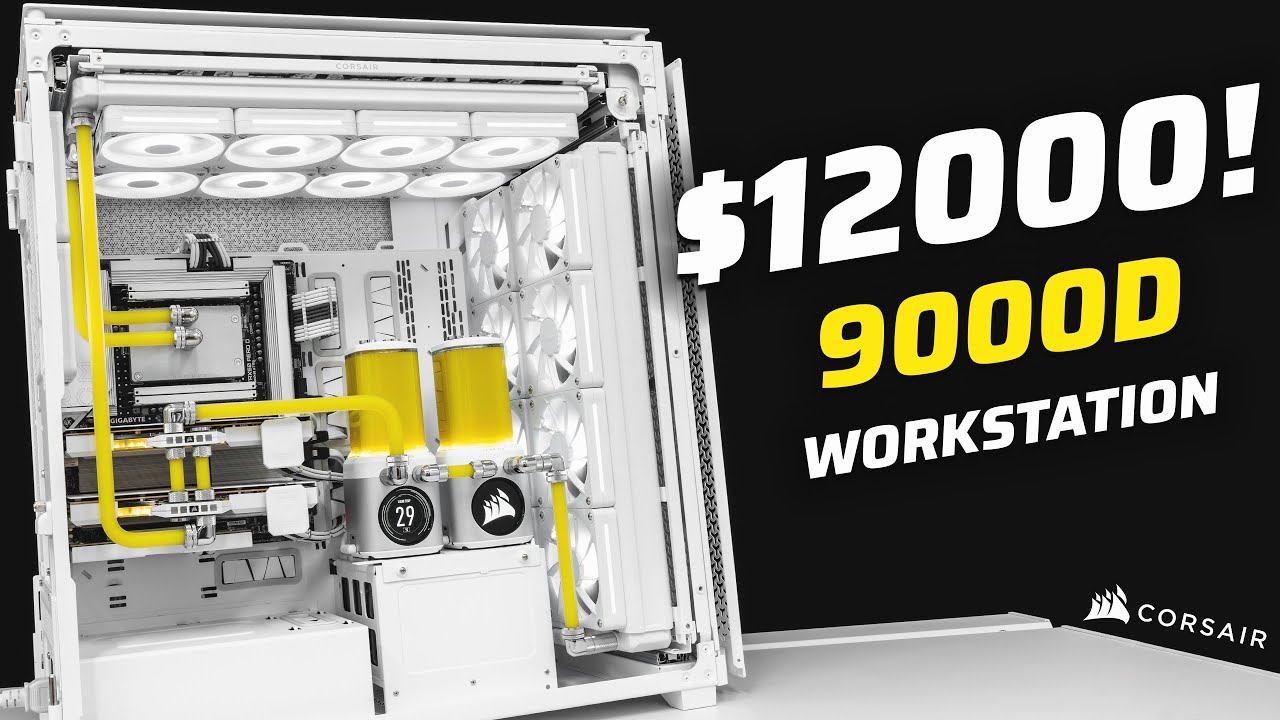 Got RADS?? MONSTER Corsair 9000D Workstation Build - YouTube