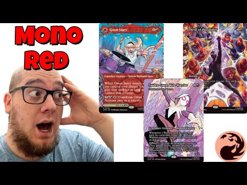 Magic: The Gathering | Every Mono Red Card in the new Spiderman Set ...