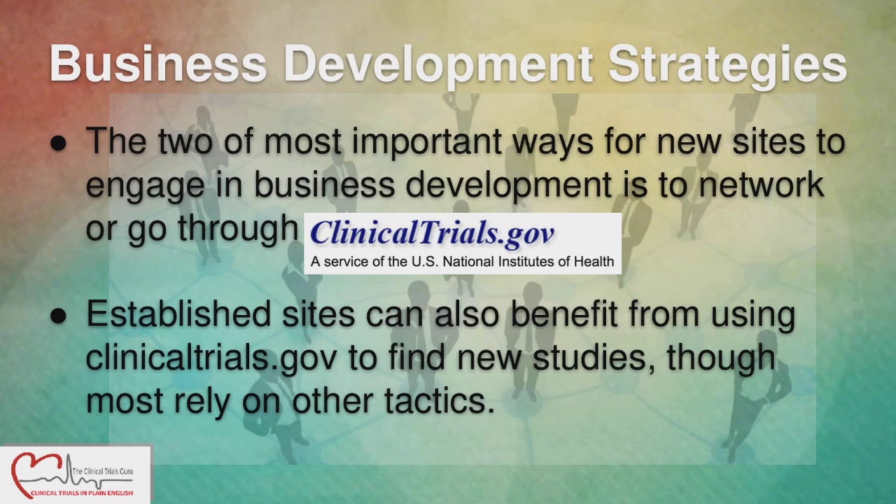 Business Development For Clinical Research Sites and Job Seekers in a ...