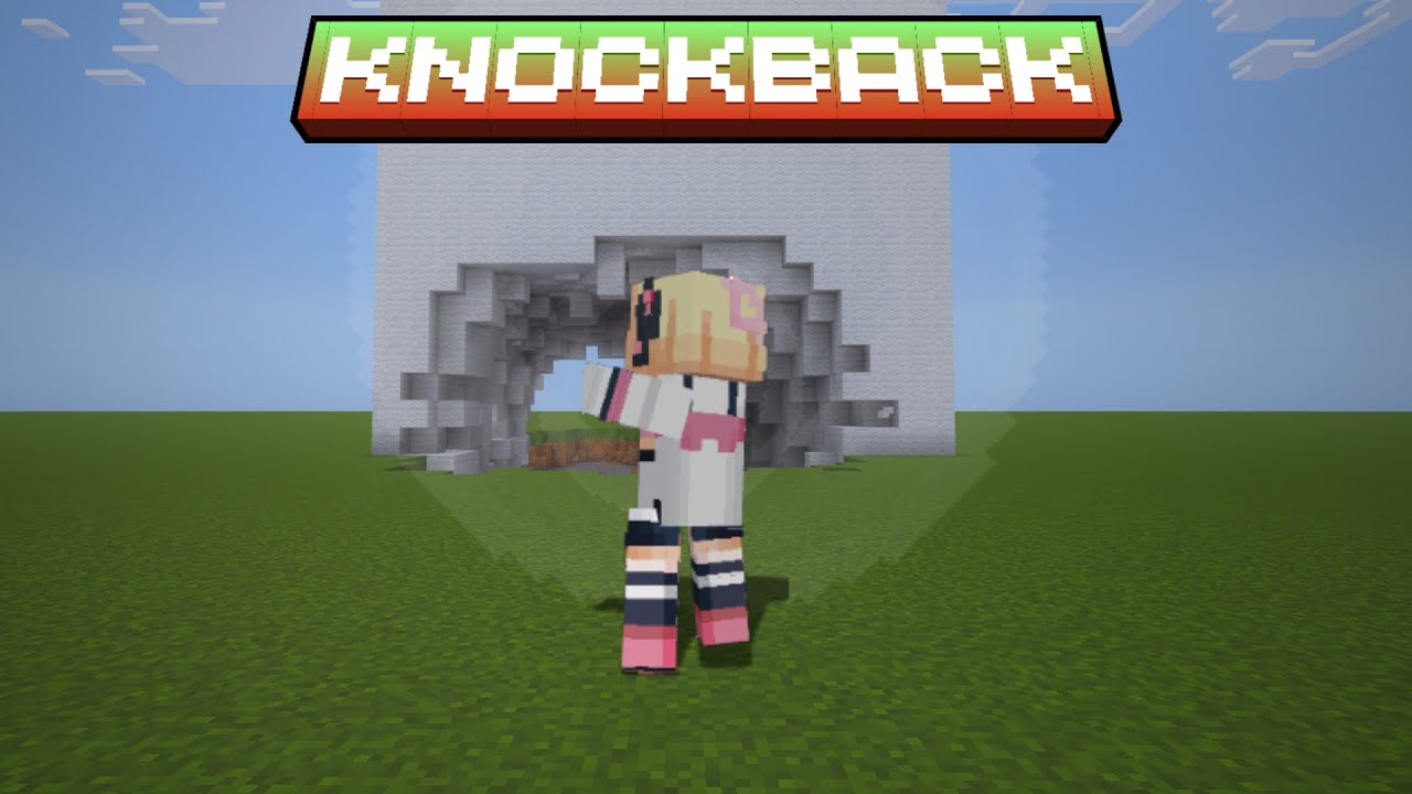 Minecraft Mob Knockback Reworked??????!!!! Minced Combat Addon - YouTube