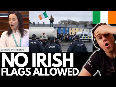 Irish Senator CONDEMNS Fuel Protesters For Flying The Tricolour!