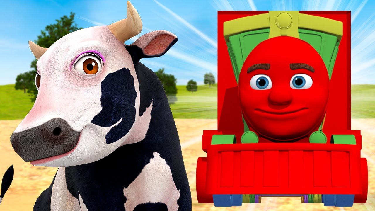 Let's Play with the Colorful Train! - Learn Colors and Animals #3 ...