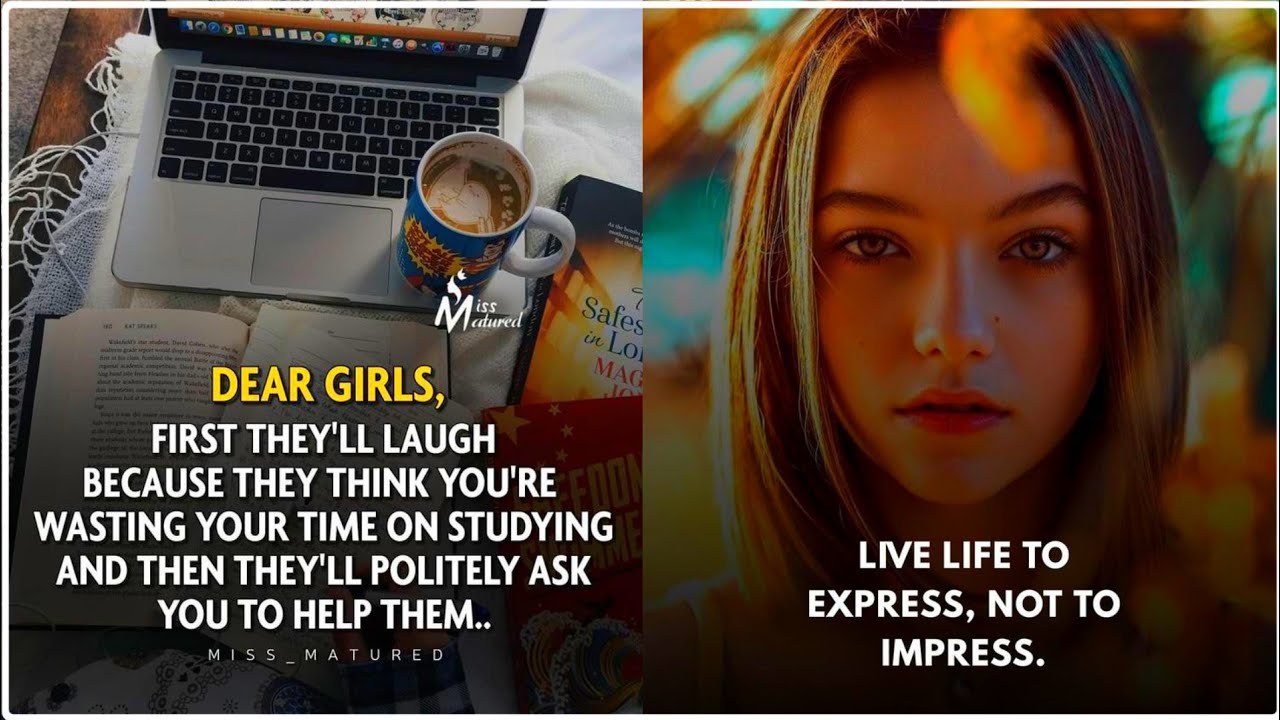 🔥 study and motivational quotes for girls 🔥 #quotes #attitudes # ...