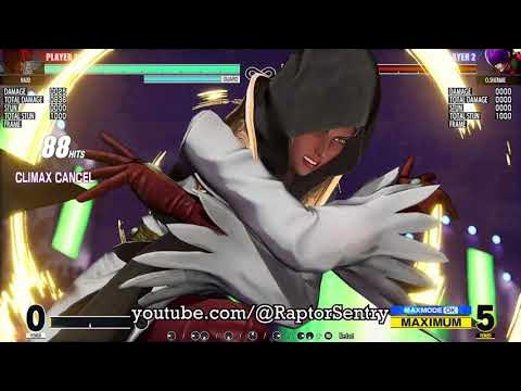 KOF XV Najd Stun TOD 100% 94 Hit Corner Combo (Lvl 3 AP) - YouTube