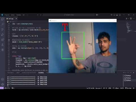 Python, MediaPipe e OpenCV: Soletrando meu nome em tempo real! - YouTube
