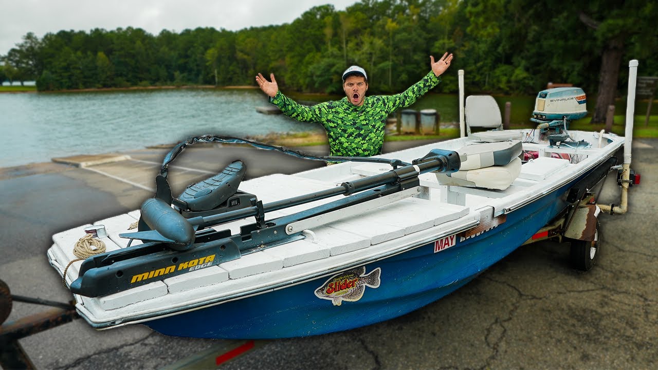 Restoring The Boat Lojo SURPRISED Me With!! (will it sink??) - YouTube