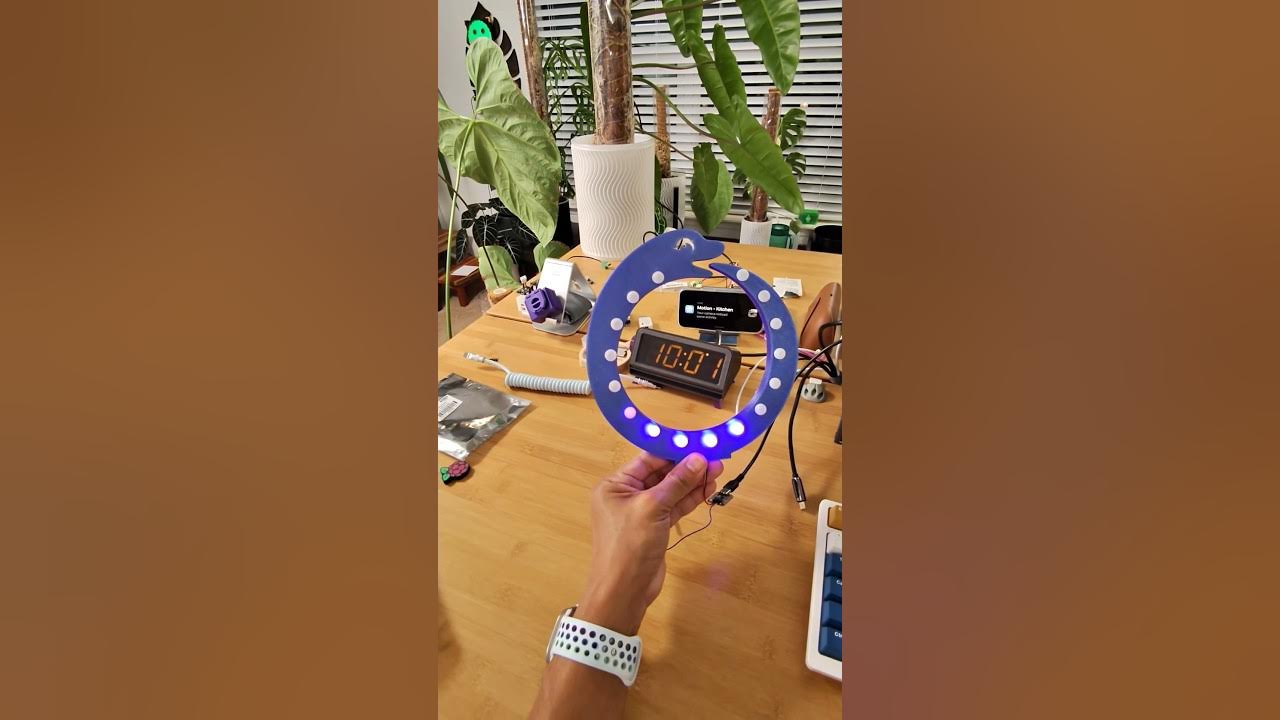 Countdown the days until CircuitPython Day learn.adafruit.com/blinka-led-sign #adafruit - YouTube