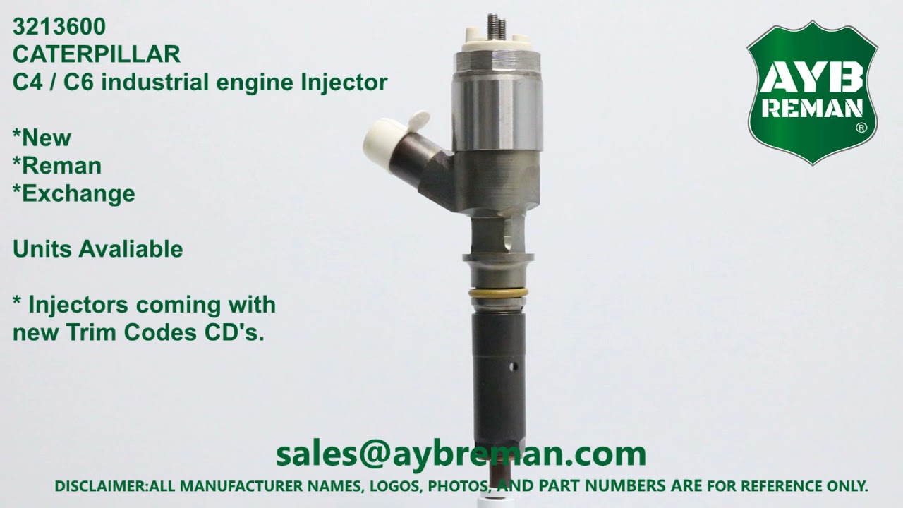 3213600 For Caterpillar C4 - C6 Injector - YouTube