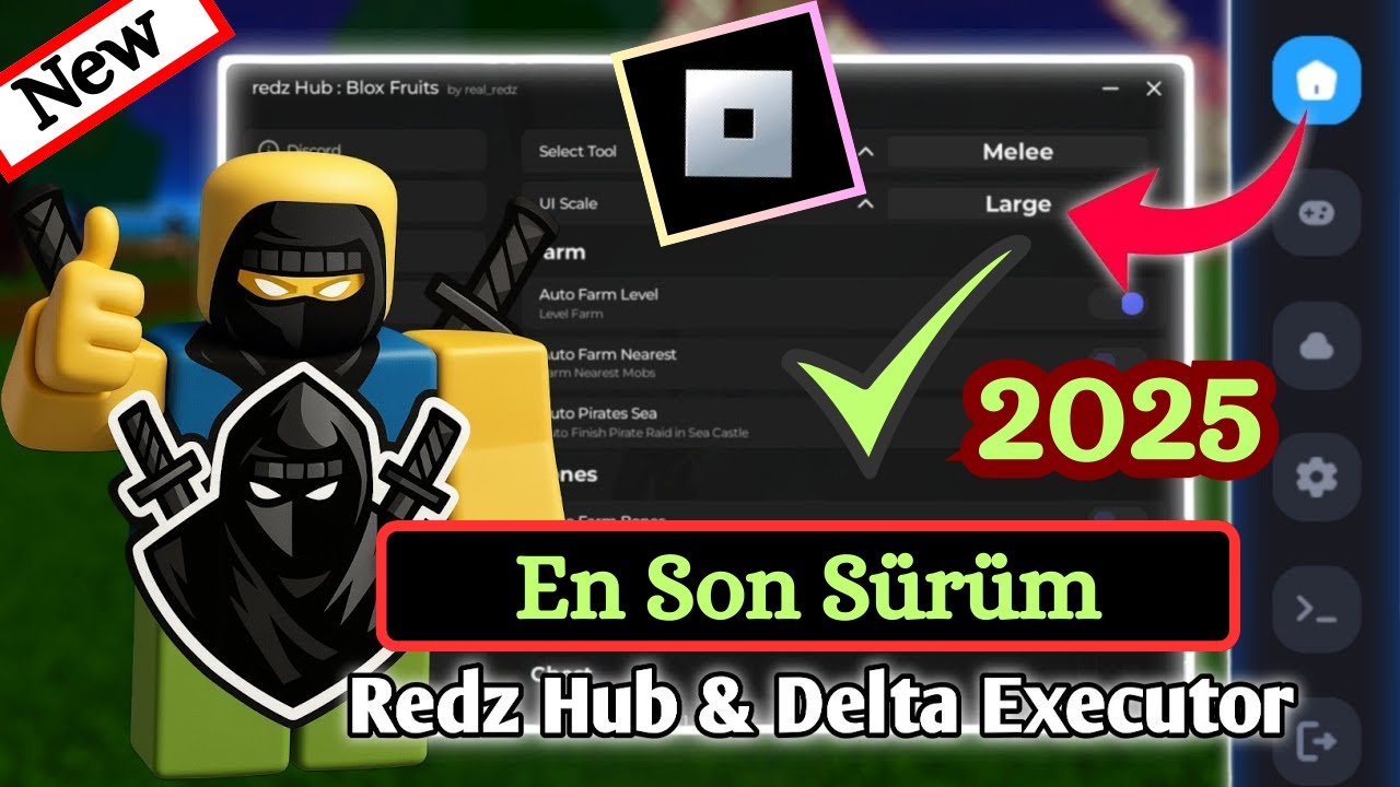 Redz hub betiği ve Delta Executor Mobile | Roblox'un En Son Sürümü ...