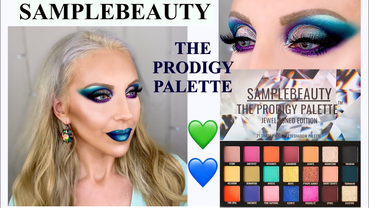 SAMPLE BEAUTY THE PRODIGY PALETTE, SWATCHES, REVIEW, TUTORIAL - YouTube