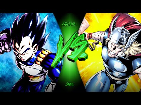 Vegeta v.s Thor (fictional slam Episode 1) - YouTube