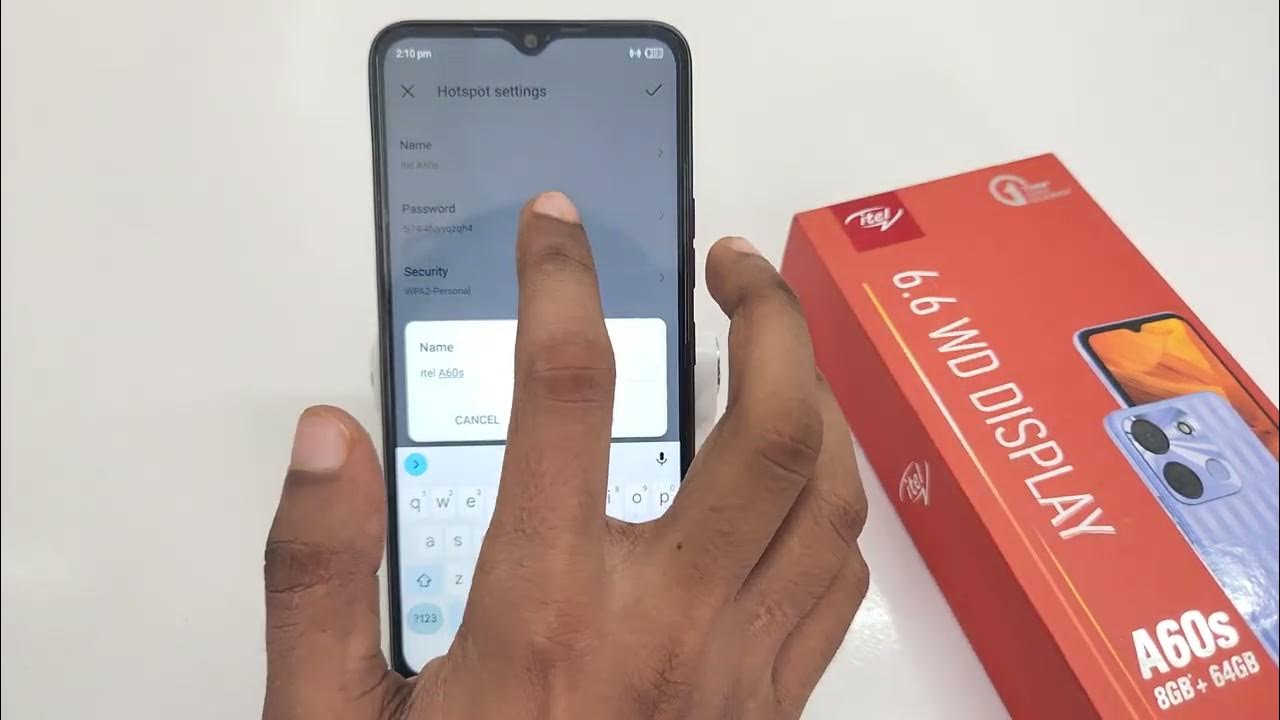 How to change hotspot password in Itel A60 | Itel A60s me hotspot name kaise change kare - YouTube