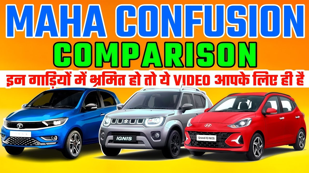 TATA Tiago vs Maruti Ignis vs vs Hyundai Grand i10 Nios Comparison 2025 ...