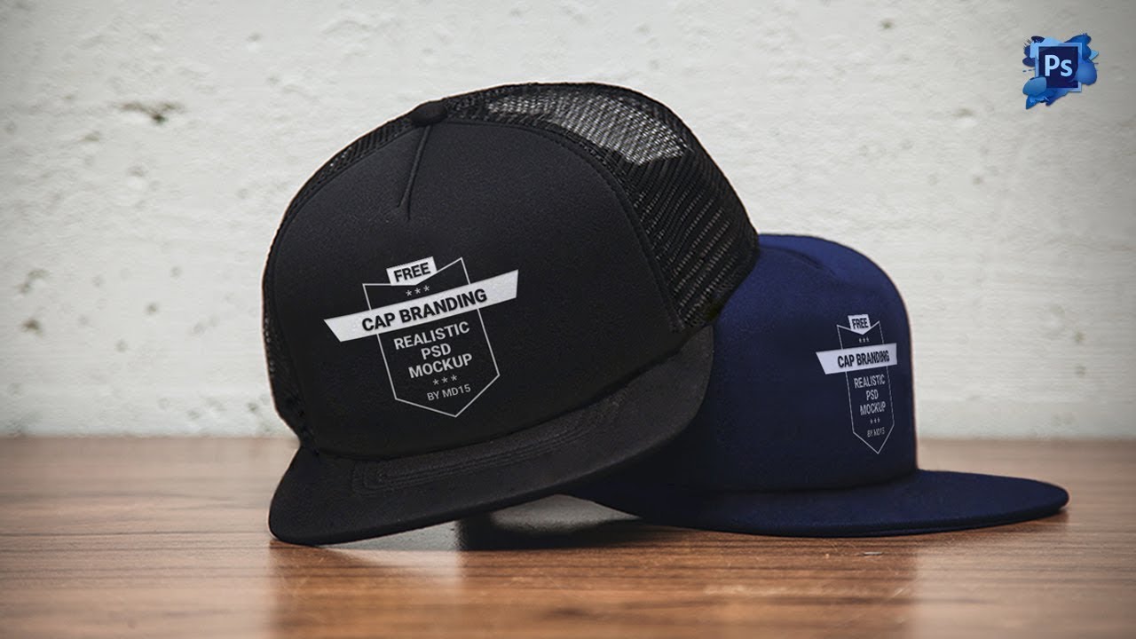 How to Design Cap Mockup in Photoshop - Adobe Photoshop cs6 Tutorial ...