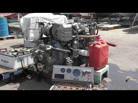 No.3460 ヤンマー 4LH-HT 135ps(2.96) Yanmar 【Used Marine Diesel Engine Amakusa Marina マリンエンジン】 - YouTube