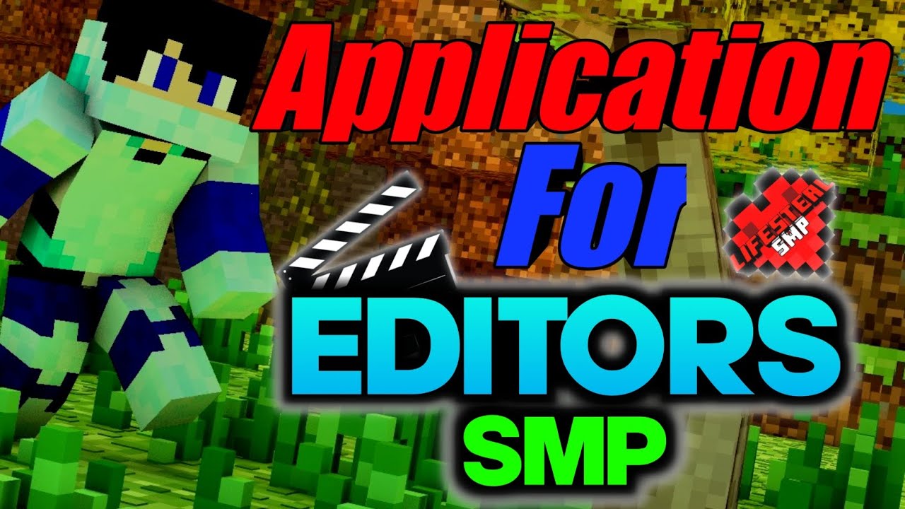 Application For Editors Smp @Editor SMP - YouTube