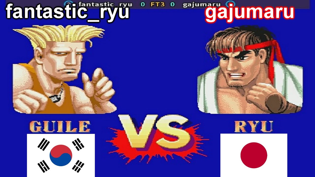Street Fighter II': Champion Edition - fantastic_ryu vs gajumaru FT5 ...