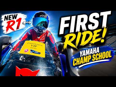 First Ride on New R1 with Yamaha Champ School