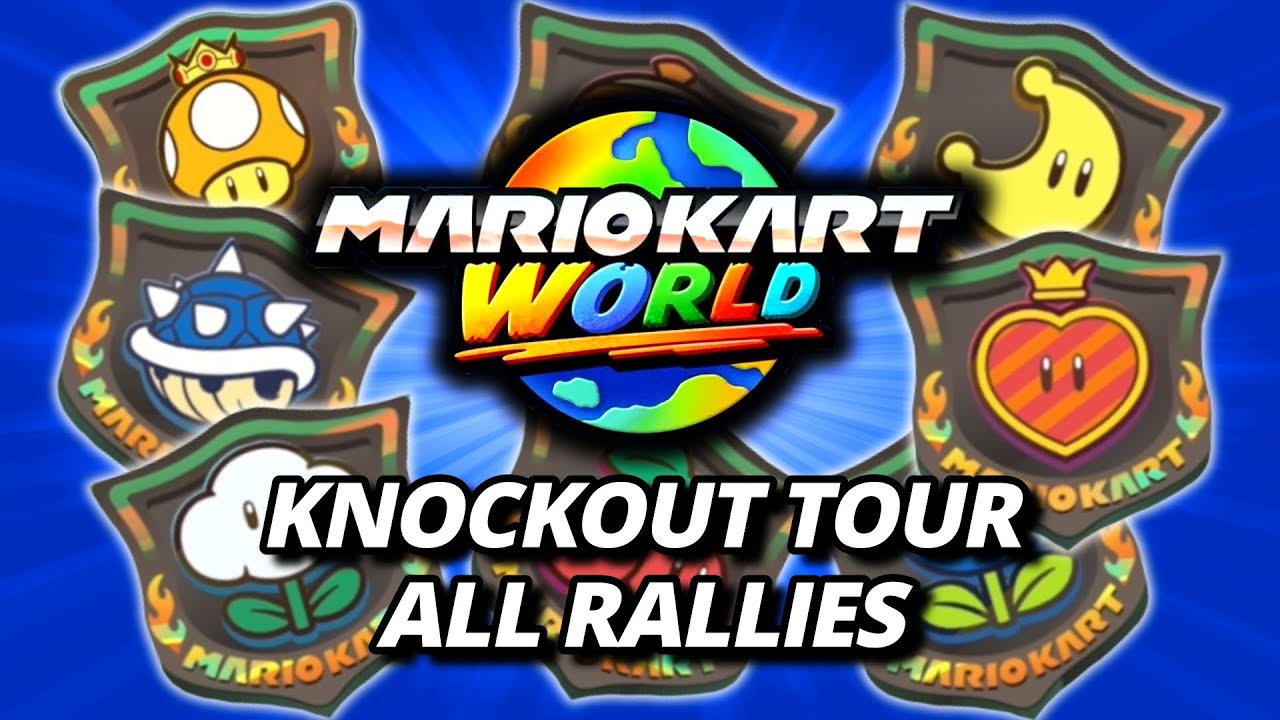 Playing through EVERY Knockout Tour Rally in Mario Kart World - YouTube