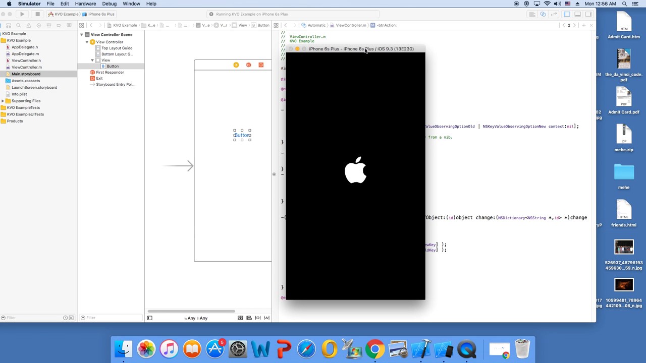 Key Value Observer KVO Example IOS - YouTube
