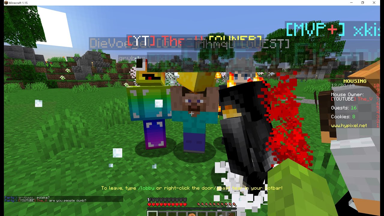 Simon Says with Vojtaz (YT- RANK) (380k subs) Hypixel - YouTube