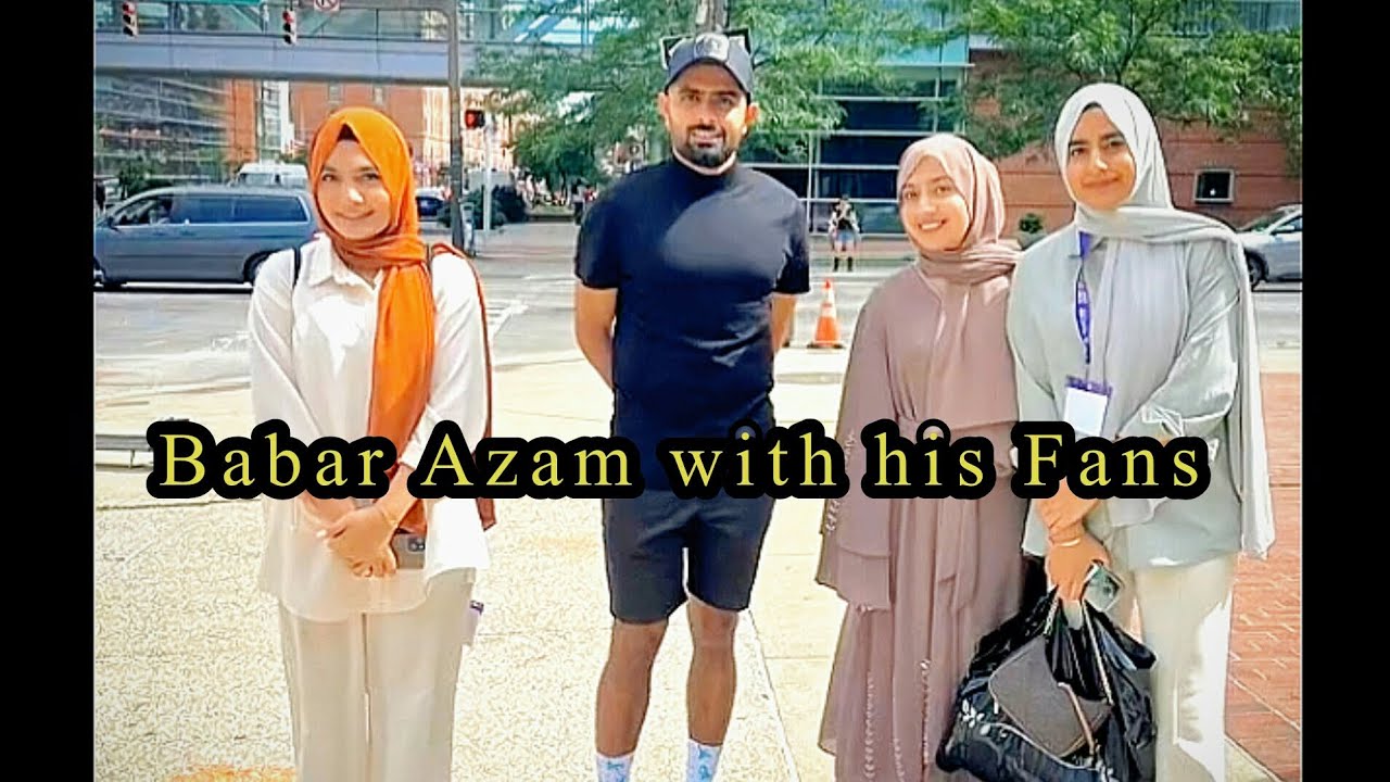 Babar Azam with his fans - YouTube