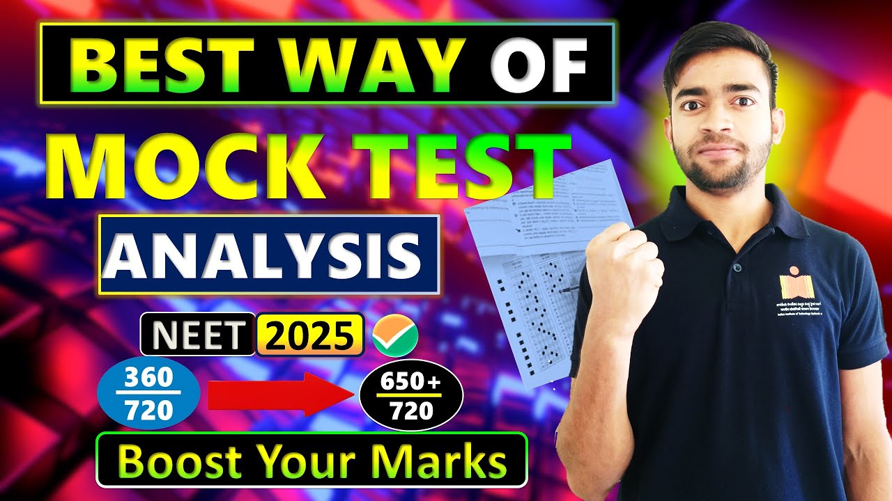 Best way of NEET 2025 Mock Test Analysis📝|| How to do Mock Test ...