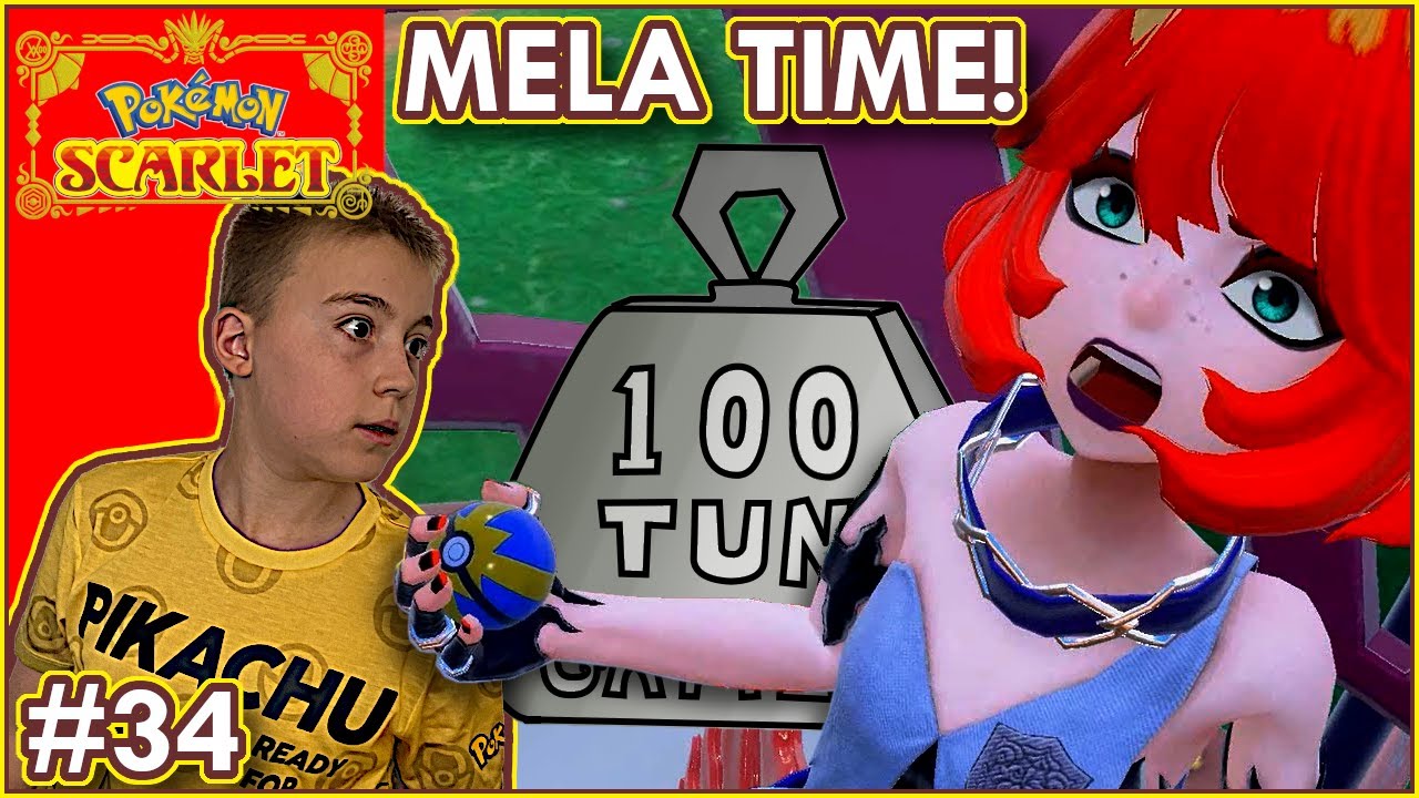Pokemon Scarlet -34- Grinding Mela! - YouTube
